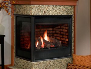 Heatilator Corner Gas Fireplace - The Fireplace Club